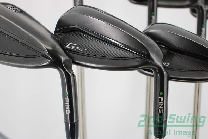 Ping G710 Iron Set 4-PW GW SW Graphite Stiff Right White Dot +1" | eBay
