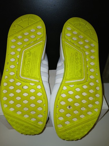 Adidas NMD_R1 V2 Cloud White Neon Mens Size 12 No Insoles | eBay