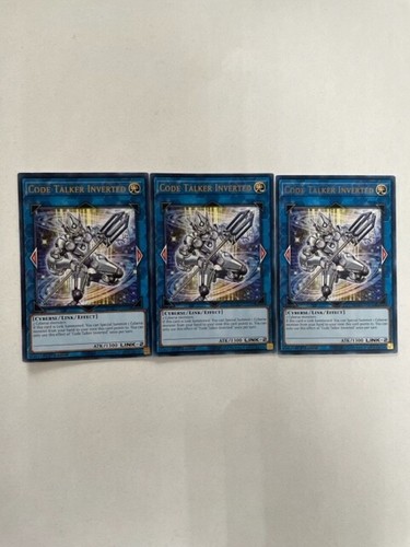 YUGIOH: 3x Code Talker Inverted MGED-EN106 NM FAST | eBay