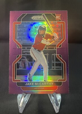 2022 Panini Prizm Jake McCarthy #47 Rookie Card Purple Prizm ...