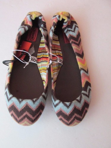 New Missoni for Target Girls Size 1 Zig Zag Chevron Knit Ballet Flat ...