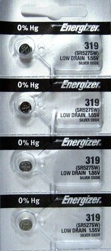 4 Energizer 319 Watch Battery SR527SW SR527W Battery | eBay