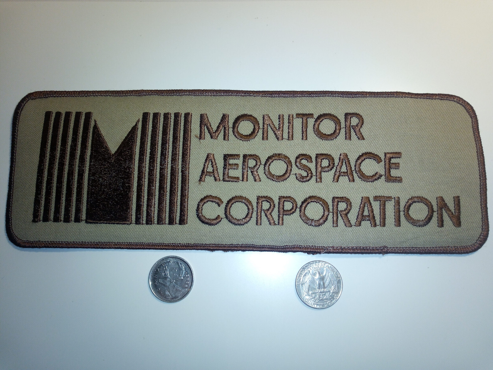 Vintage Monitor Aerospace Corporation Large Jacket Patch Badge Crest | eBay