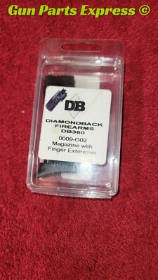 Diamondback DB380 Magazine .380 ACP 6 Round with Finger Extension | eBay