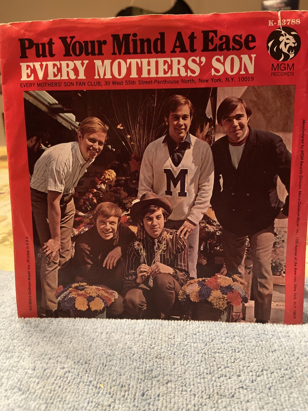 EVERY MOTHER'S SON - PUT YOUR MIND AT EASE - 45 MGM Records/Free Shipping | eBay