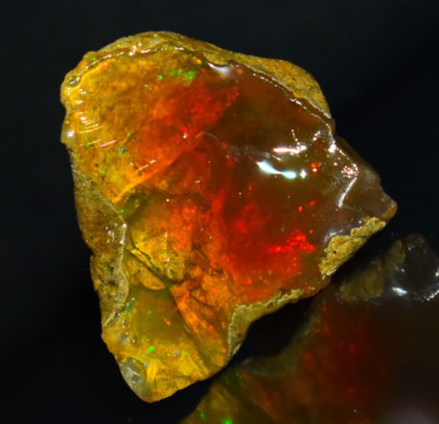 Red Opal Rough 33.05 Carat Natural Ethiopian Opal Raw Welo Opal ...