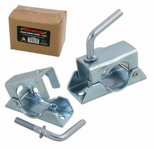 48MM Trailer Jockey Wheel Clamp Bracket (48mm) Caravan Trailer Jack ...
