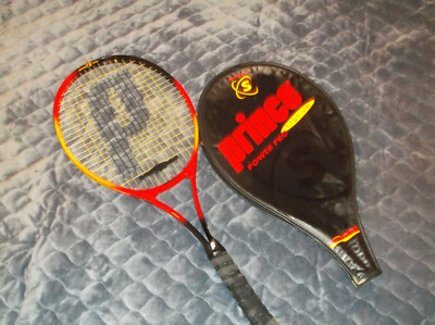 PRINCE SYNERGY S SERIES POWER PRO TENNIS RACQUET 27" w case EXCELLENT ...