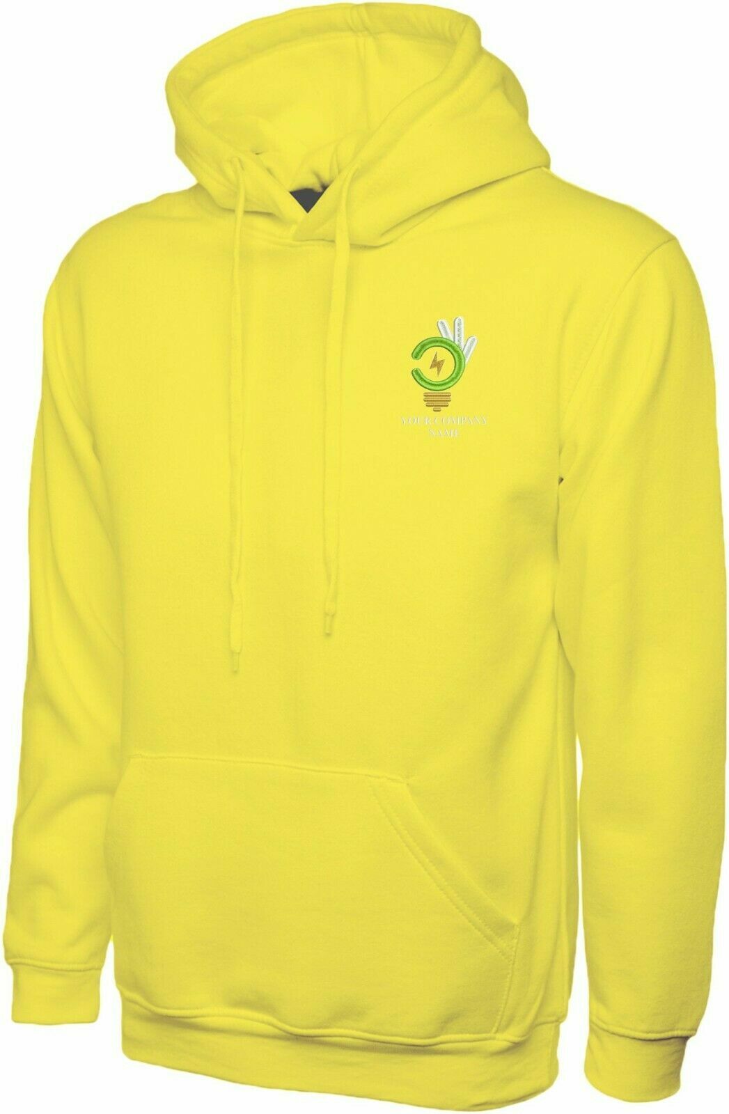 Personalised Custom Free Embroidered Hood Electrician Plumber Handyman ...