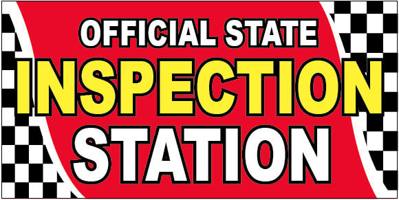 3x10 ft OFFICIAL STATE INSPECTION STATION Vinyl Banner Sign rb | eBay