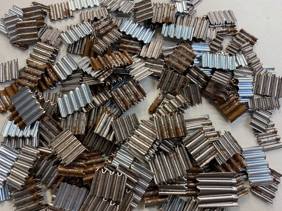 Mixed In The Pack Corrugated Saw Edge Fasteners Steel Nails 200g | eBay