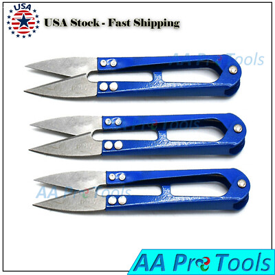 3 PCS NEW METAL SEWING THREAD NIPPERS TRIMMING SCISSORS SNIPPERS ...
