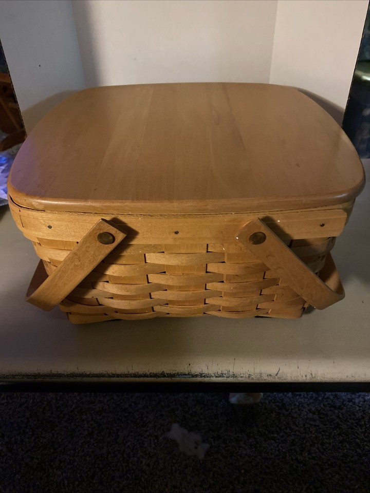 Longaberger American Craft Traditions Pie/Cake Basket. Missing Insert ...