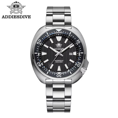 ADDIESDIVE AD2507 Mens Diver Sport Quartz Watch stainless Steel 20Bar ...