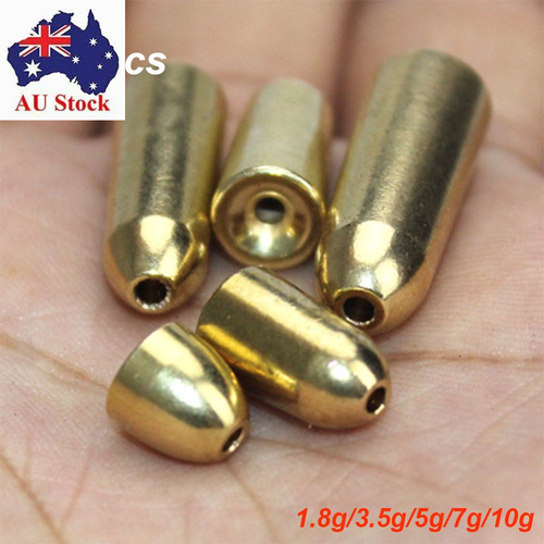 Weights Additional Weight Sinker Brass Hook Connector Copper Fishing ...