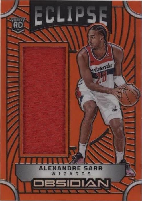 2024-25 Panini Obsidian - Eclipse Materials Alexandre Sarr, Alexandre ...