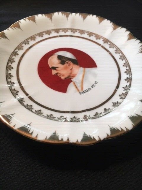 Vintage Catholic Plate - Pope Paul VI | eBay