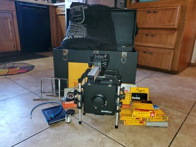 Calumet 45NX 4x5 View Camera Kit w/ Rodenstock Lens, Meter, Holders ...
