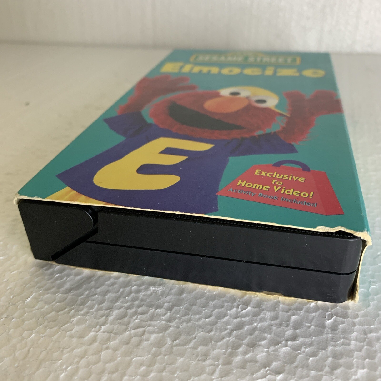Elmocize VHS 1996 Elmo Kids Video Sesame Street Exercise Workout RARE