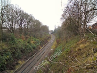 Photo 6x4 Line into Rose Hill Marple The railway line from Manchester ...