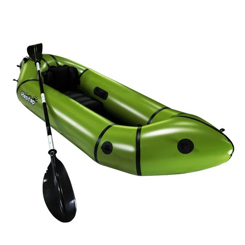 Hapcap TPU Inflatable Kayak,Packraft with Paddle for Hiking, Fishing, Bike raft 762736353828| eBay