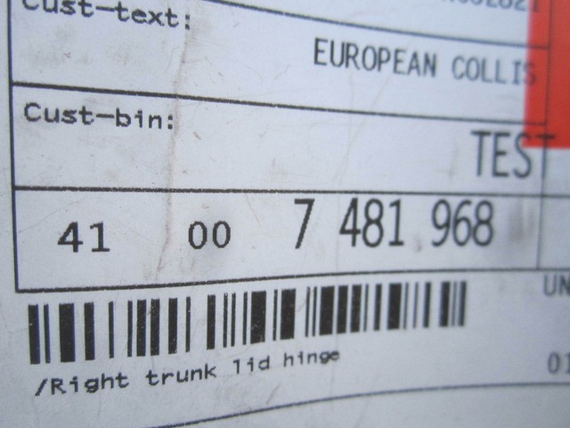 For BMW M340i 2020 BMW 41007481968 Rear Right Deck Lid Hinge for sale ...