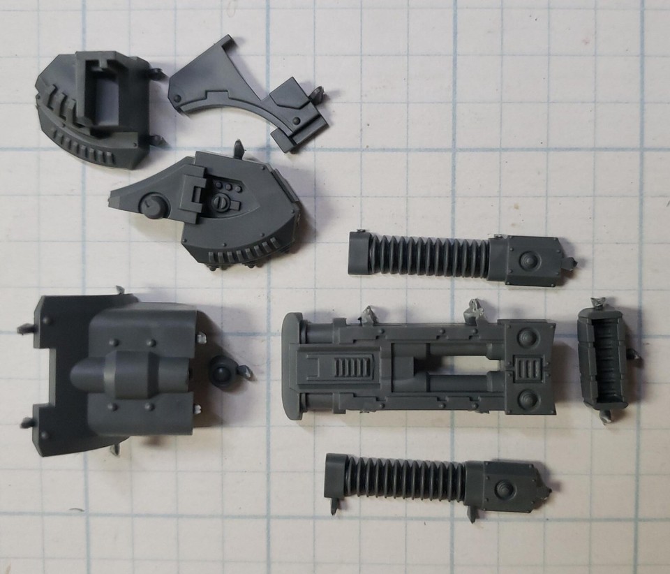 30K Space Marine Bits Deimos Predator Turret Volkite Macro Saker ...