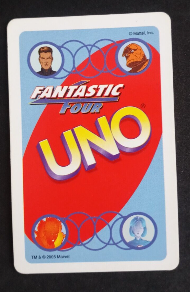 2005 Marvel UNO Fantastic Four Card Draw 4 Card (C) | eBay