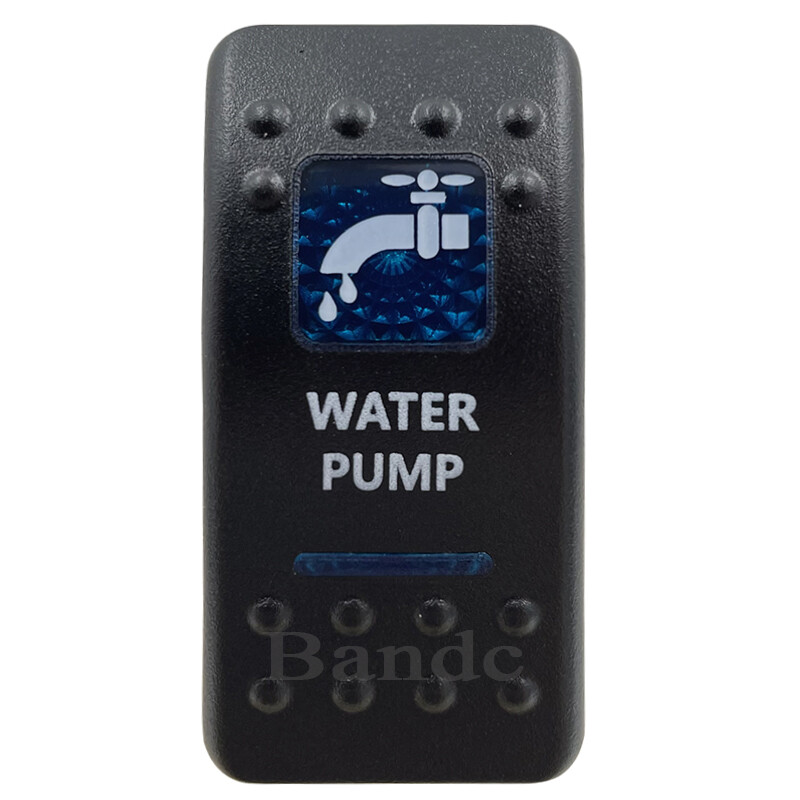 Blue Led Printed Rocker Switch Button For Car Marine Boat 12V ARB Style ...