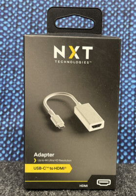 NEW NXT USB C to HDMI Adapter Portable USB C Adapter Supports 4K 60Hz ...