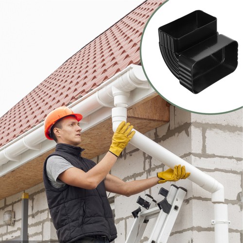 Corrugated Elbow Right Angle Downspout Drainage Adapters | eBay