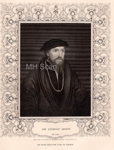 Original Antique Portrait c1850 SIR ANTHONY DENNY | eBay