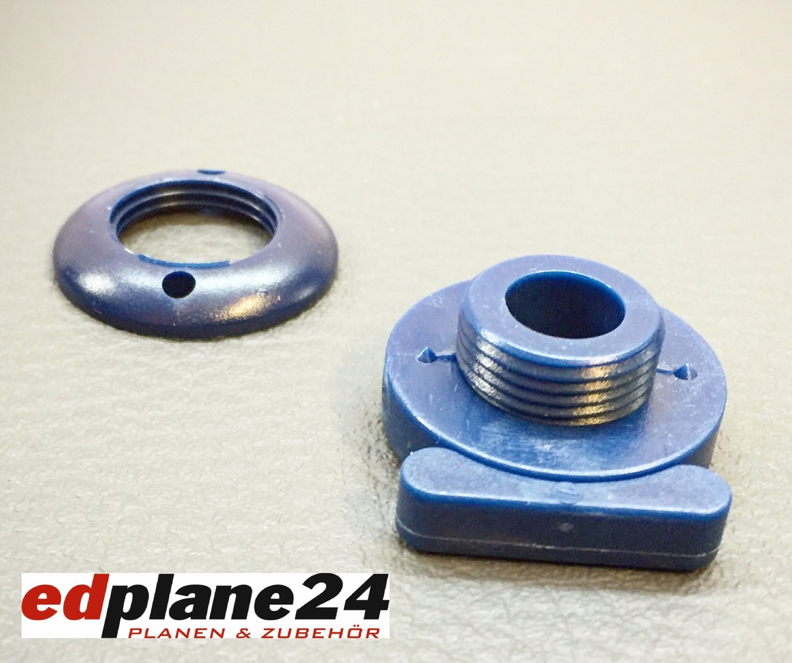 50 x Minax-Oberteile Kunststoff blau Verdeckknopf Persenningknopf LKW ...