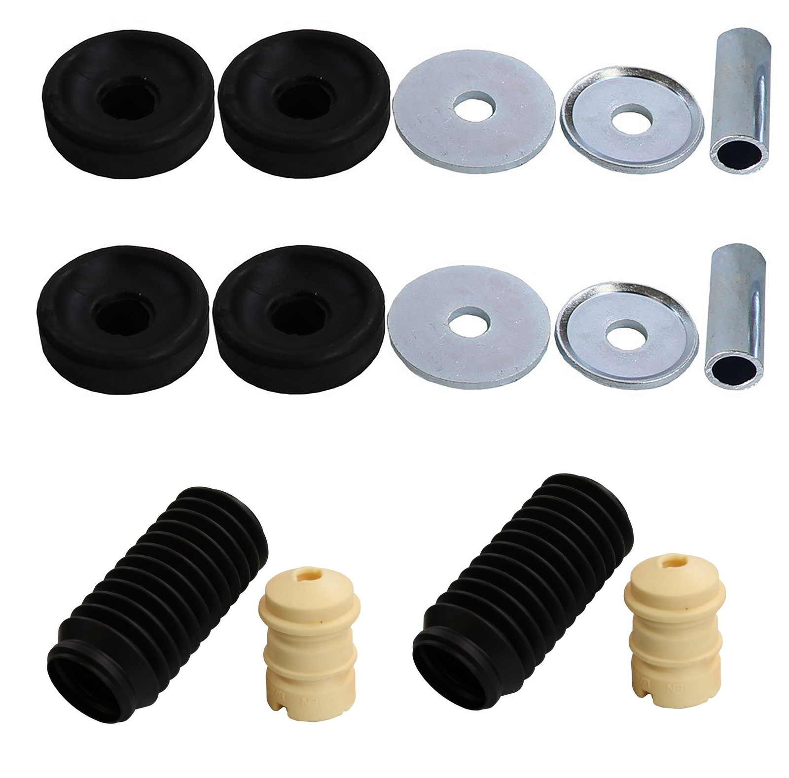 Rear Left & Right Strut Mounts & Boots Kits Monroe for EL Integra Civic ...