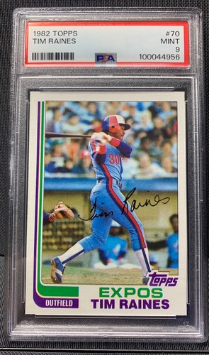 1982 Topps Tim Raines #70 PSA 9 | eBay