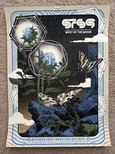 STS9 Poster Napa CA Oct 2021 West Of The Moon Tortuga Design Studio #13 ...