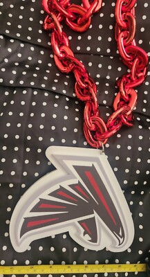 Atlanta Falcons Oversized NFL Fan Chain Necklace Foam | eBay