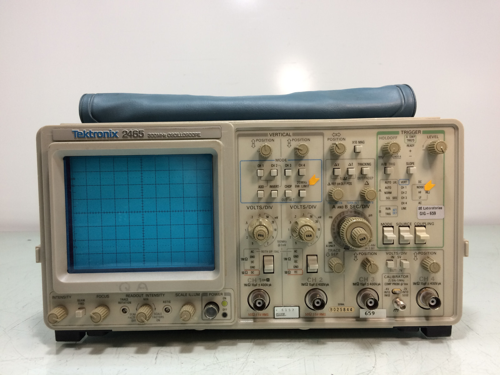 Tektronix 2465 Oscilloscope 300 MHz - Amplitude Out of Spec *AS-IS* | eBay