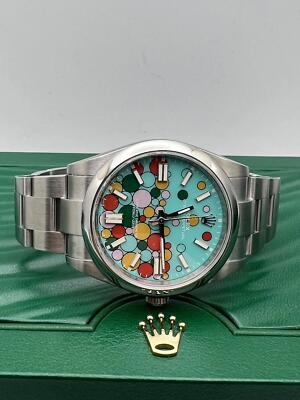 Rolex Oyster Perpetual 116000 36mm Custom Celebration Balloon Dial Box ...