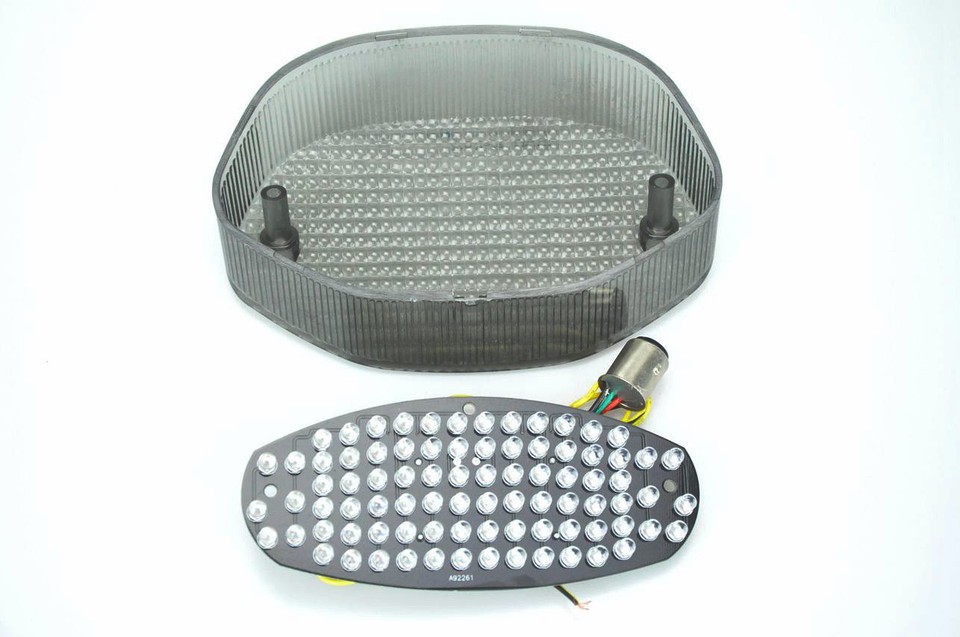 Led Flashing Tail Light Turn Signal Fit BMW R1100S F650CS Smoked | eBay