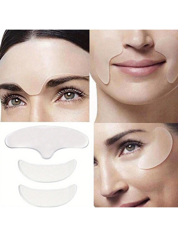 Reusable Silicone Face Patches Anti-Wrinkle Forehead Pads Smoothing ...