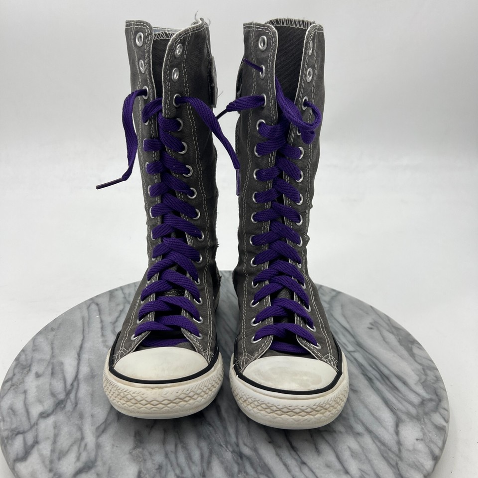 Converse Super High Top Sneakers Juniors 1 Gray Chuck Taylor All Star ...