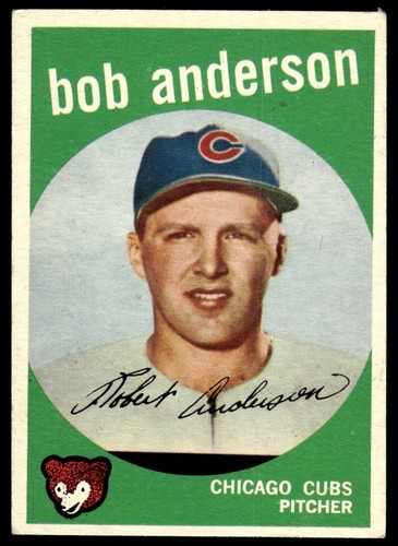 1959 Topps Bob Anderson Chicago Cubs #447 | eBay