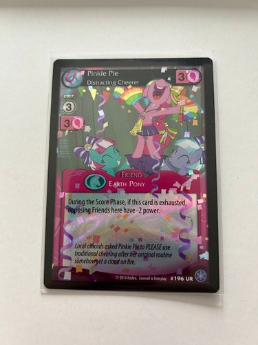 MLP CCG The Crystal Games #196 Pinkie Pie, Distracting Cheerer | eBay