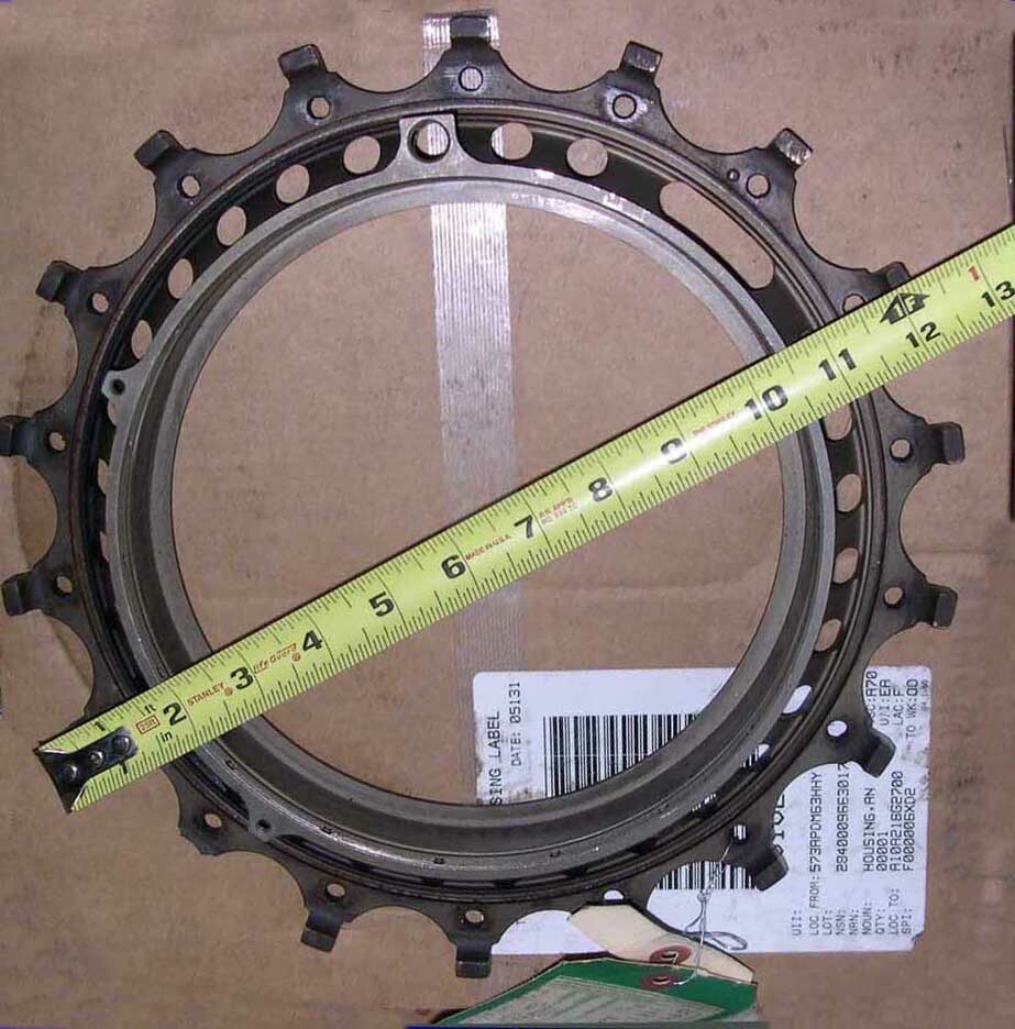 PRATT & WHITNEY AIRCRAFT TF33 TURBINE ENGINE HSG #5 BEARING HOUSING | eBay