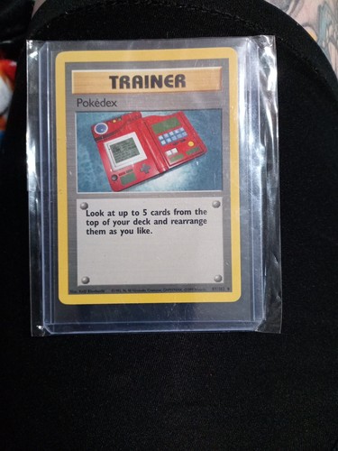 Pokemon Pokedex 87/102 Base Set Rare Trainer WOTC Pokemon Card Cased ...