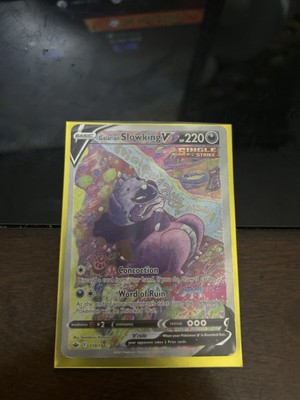 Galarian Slowking V (Alternate Full Art) 179/198 Swsh06: Sword & Shield ...