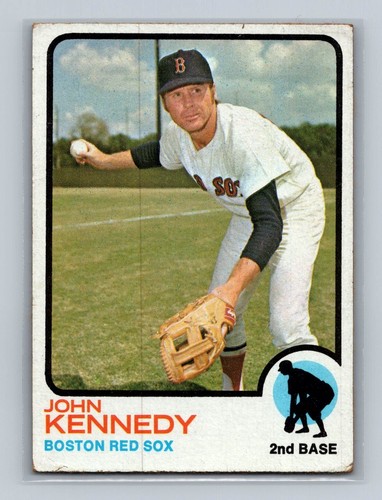 1973 Topps #437 John Kennedy Boston Red Sox Baseball Card | eBay