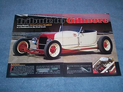 1926 Ford Lake Modified Model T Roadster Article "Tribute to Gilmore ...