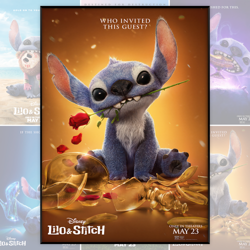 Lilo and stitch Movie Poster 2025 Wall Art Poster Print Picture A4 A3 ...